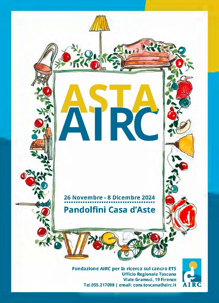Asta a Tempo per Fondazione AIRC - 2024